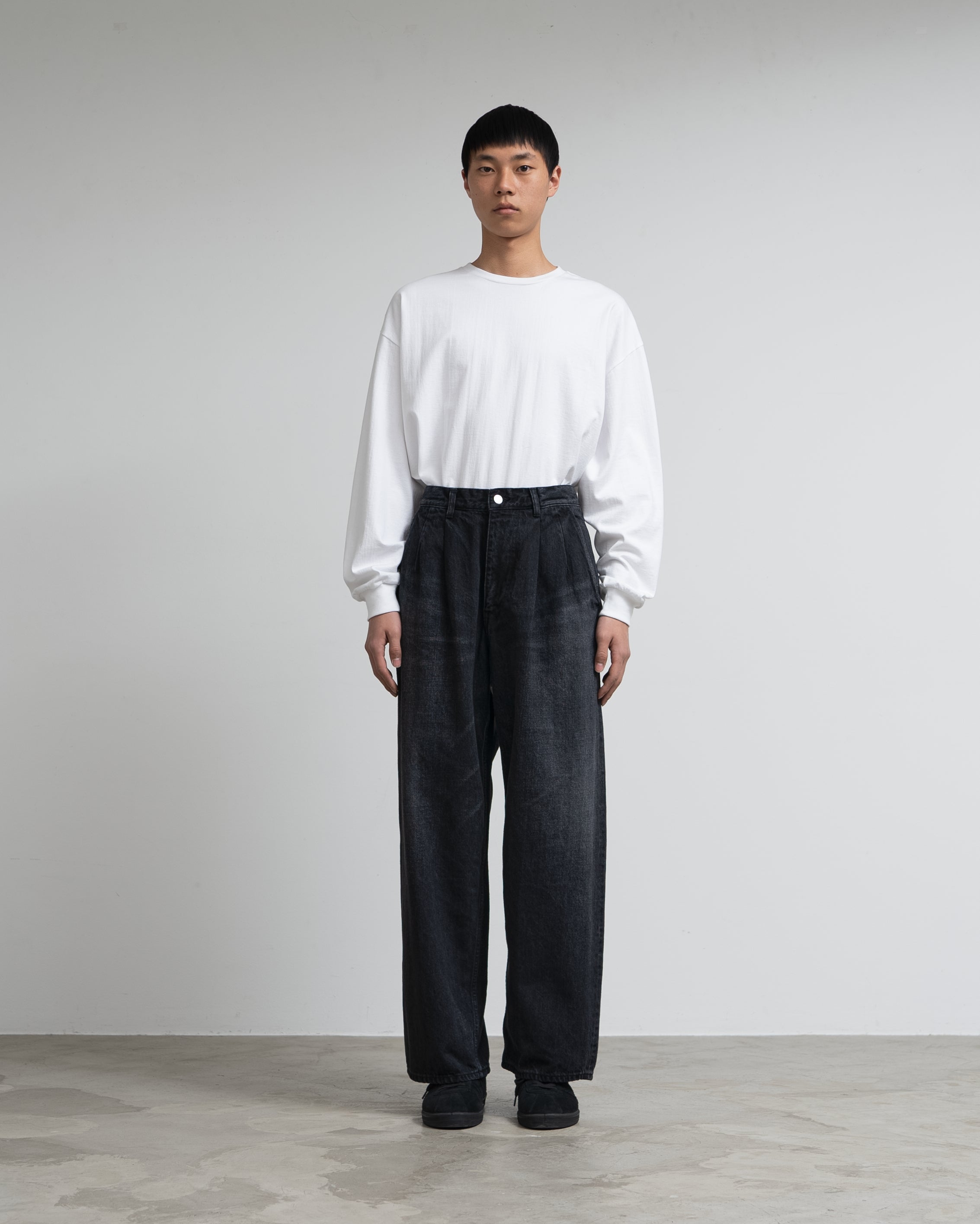 Selvage Denim Two Tuck Pants -DARK FADE- – Graphpaper