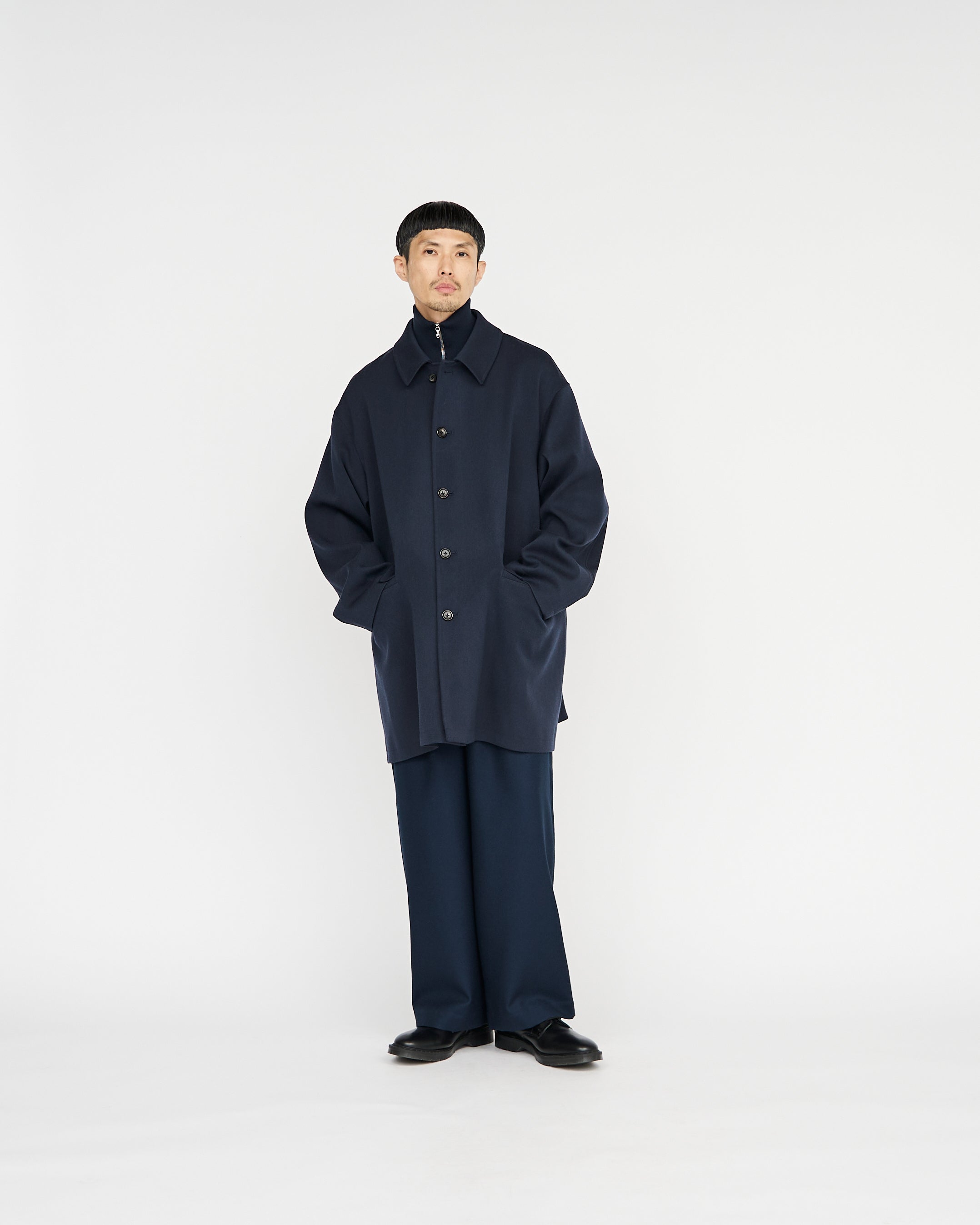 Back Twill Satin Coat – Graphpaper