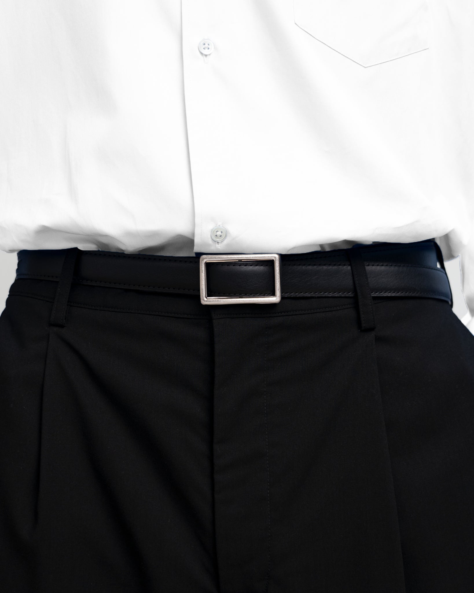 Holeless Classic Narrow Belt – Graphpaper